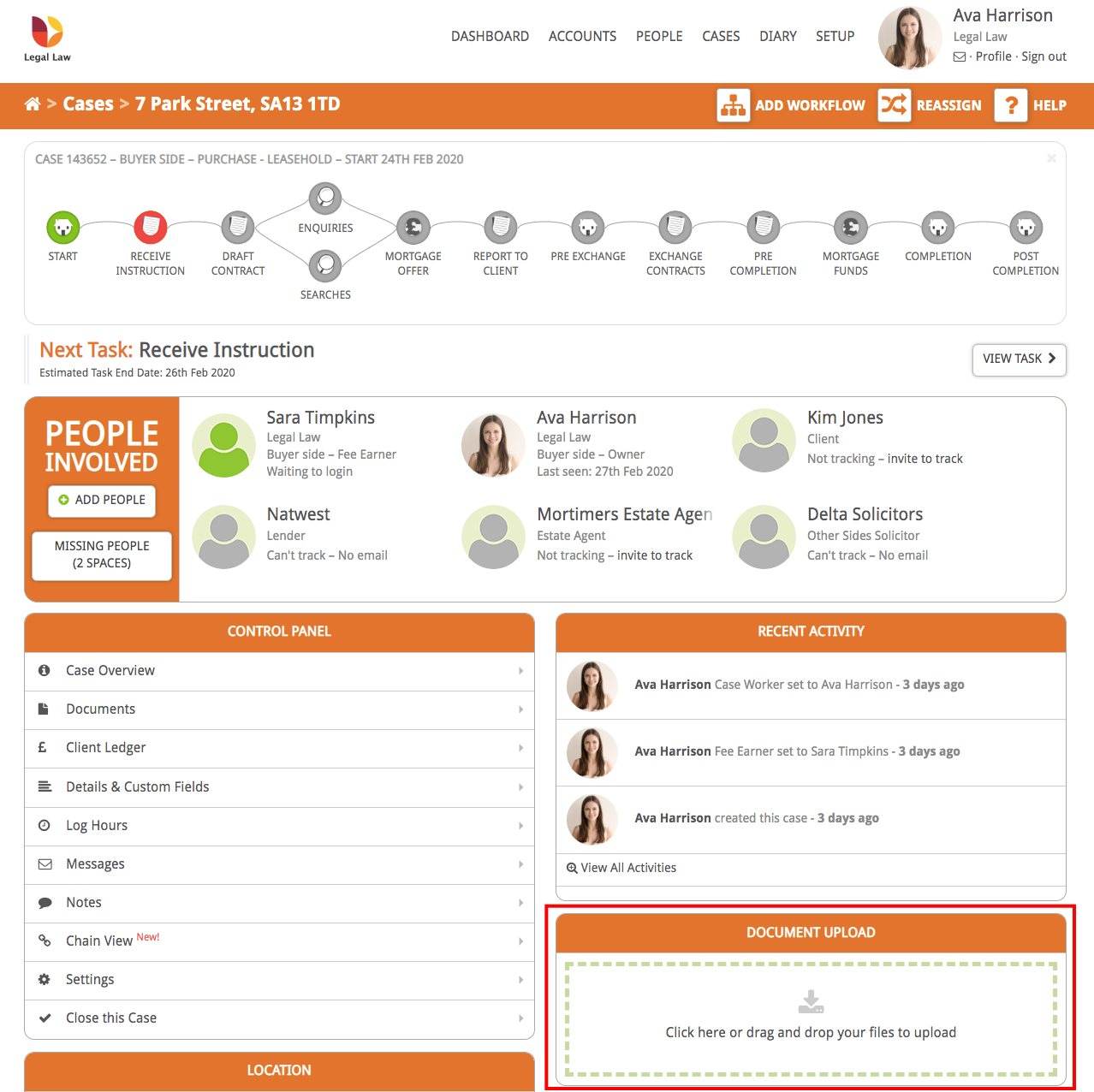 How to Upload a Document to a Case – Hoowla User Guides