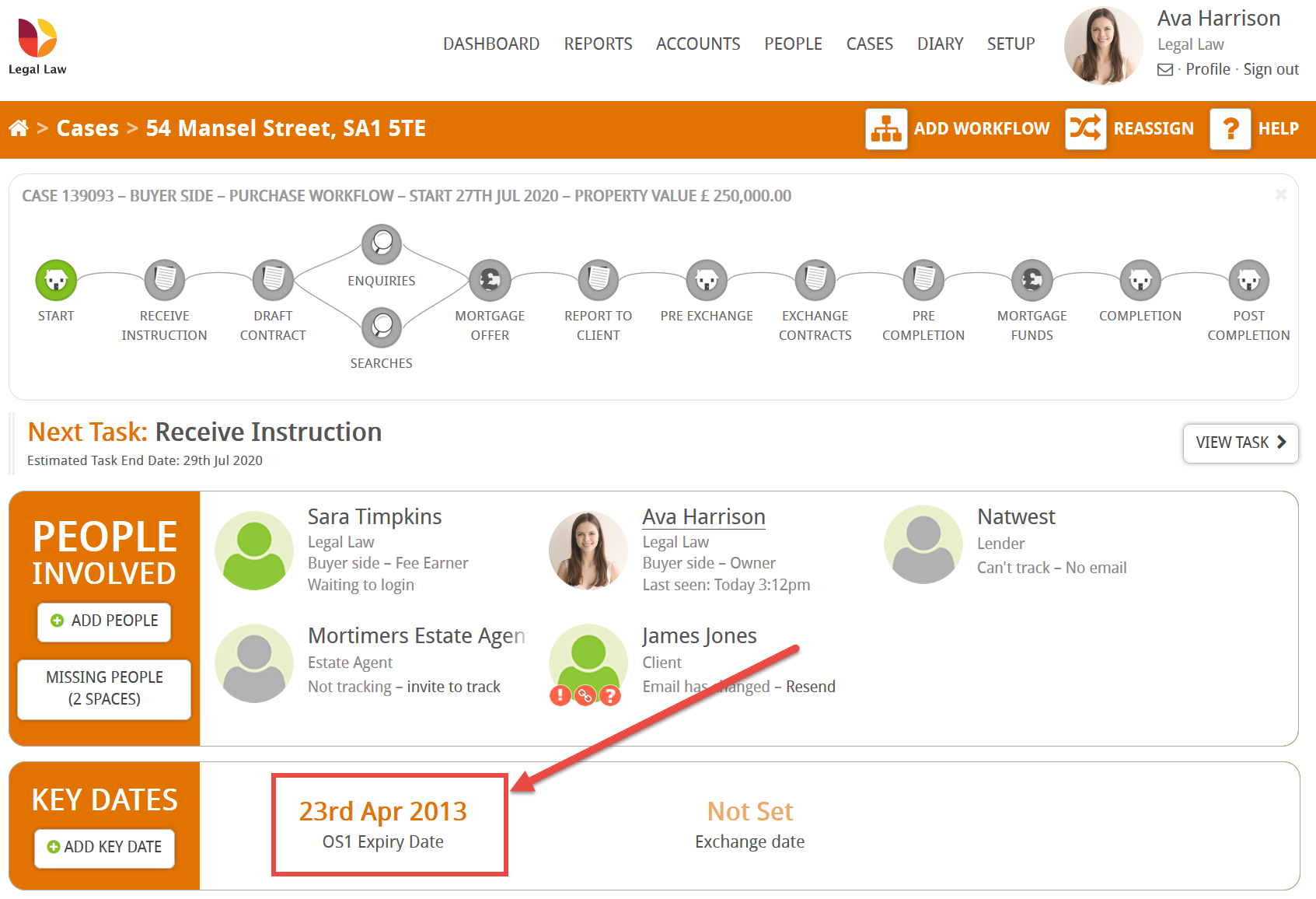 Ordering an OS1 official search with priority – Hoowla User Guides