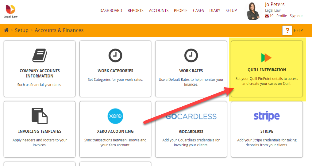 How to set up Quill integration - Hoowla User Guides