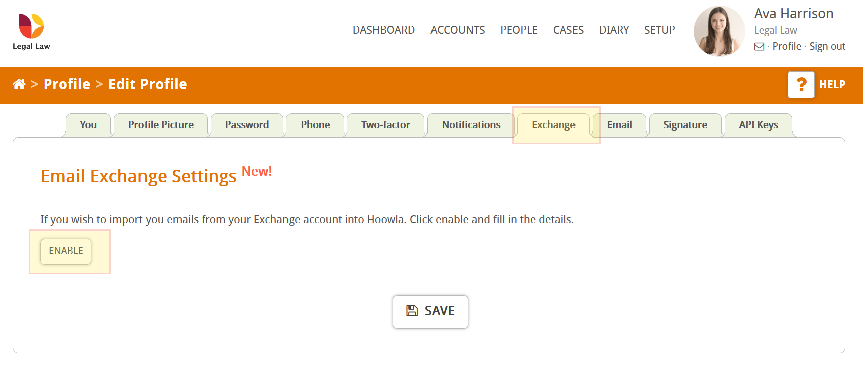 Connect up your Email account using Exchange Server or Office 365 ...