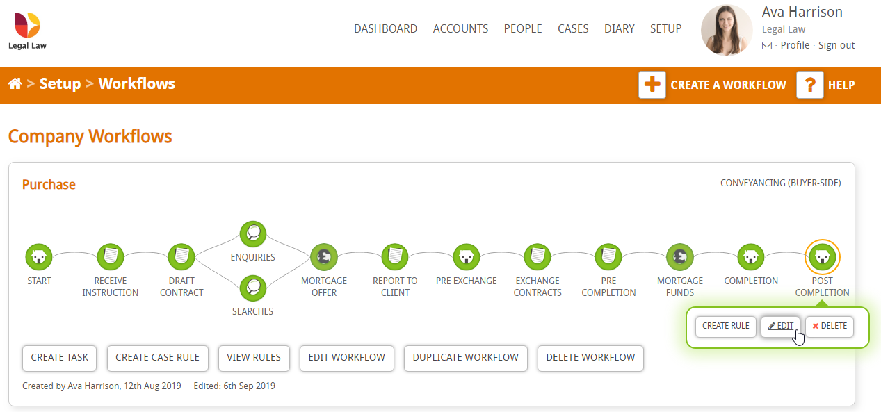 Adding the Land Registry e-DRS button to your Workflows – Hoowla User ...