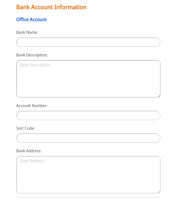 Adding your Company Accounts Information - Hoowla User Guides