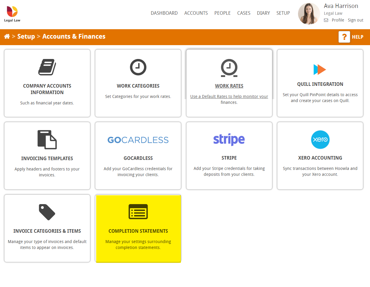 Add default items and a footer to your completion statement – Hoowla ...