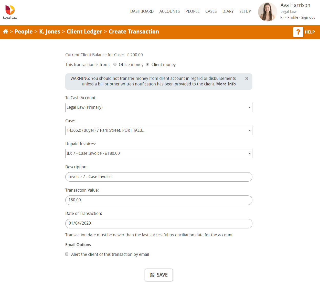 How to do a Cash Transfer - Hoowla User Guides