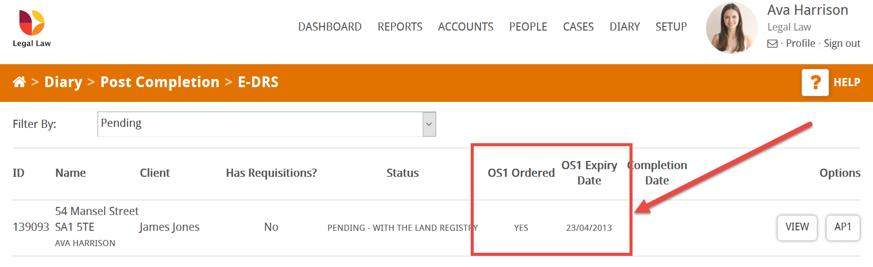 Ordering an OS1 official search with priority – Hoowla User Guides