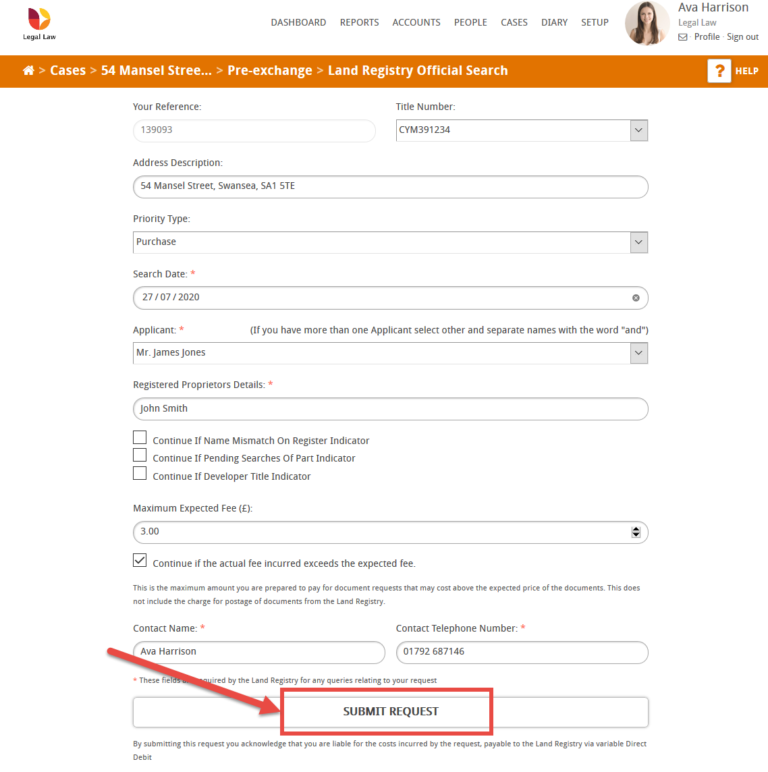 Ordering an OS1 official search with priority - Hoowla User Guides