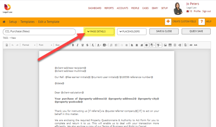 How to Add a Header or Footer to a Template - Hoowla User Guides