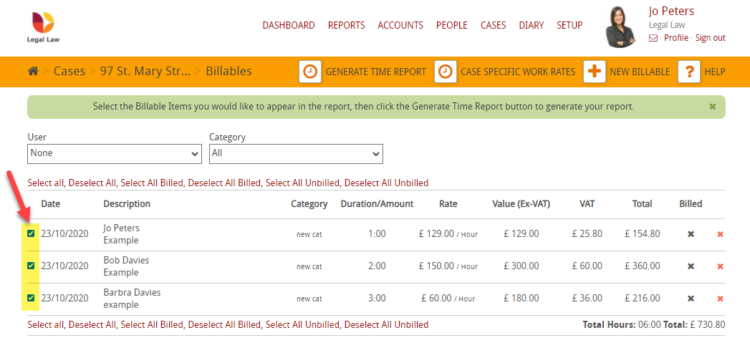 How to Generate a Time Report – Hoowla User Guides