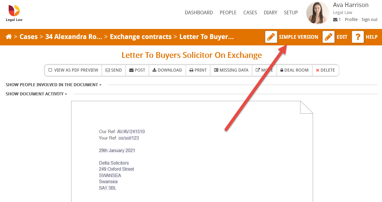 Using Simple Version of a Document to make Editing Easier - Hoowla User ...